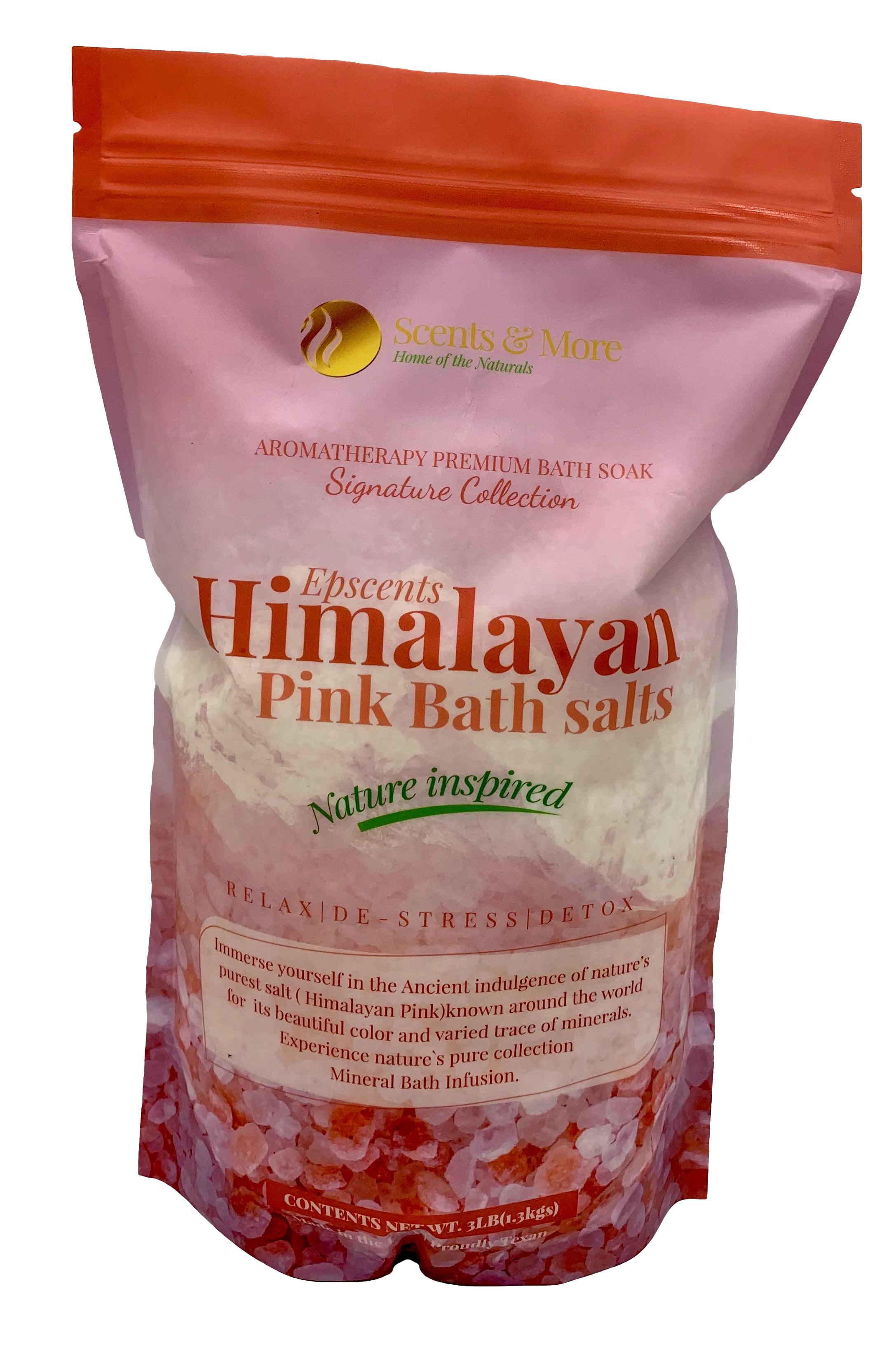 Epscents Pink Himalayan Premium Bath Salts Infused with Essential oils ...