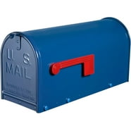 QualArc 14 in. Manchester Non-Locking Column Mount Mailbox with ...