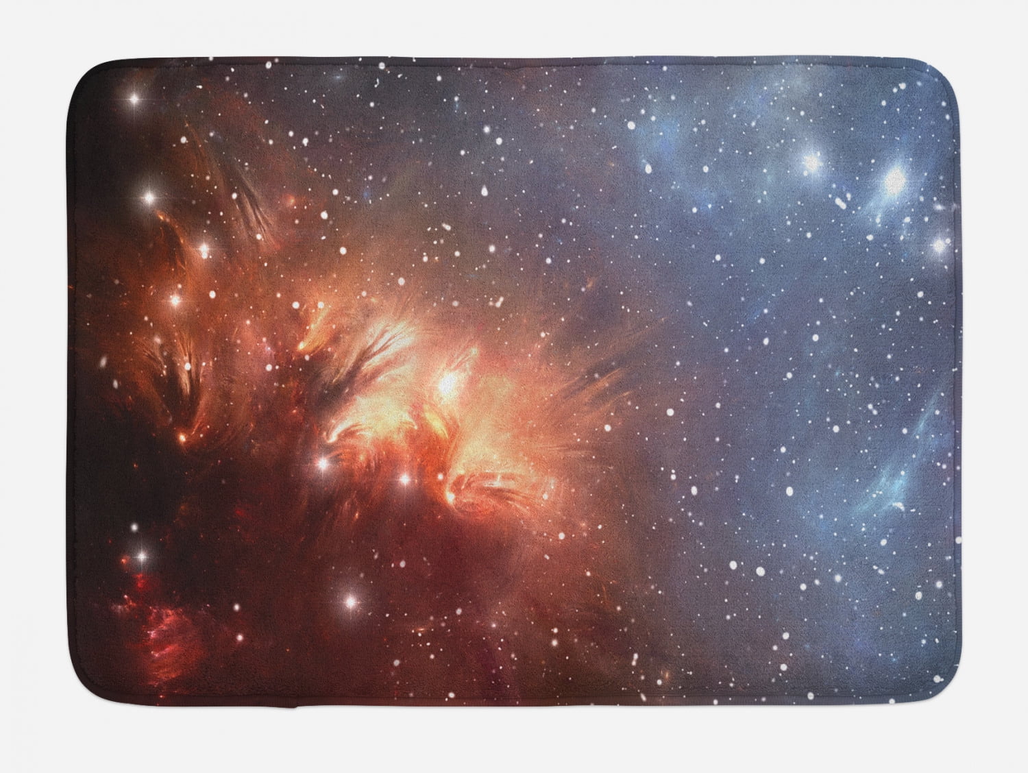 Outer Space Bath Mat, Detailed Image of Nebula Cloud Gas and Dust ...