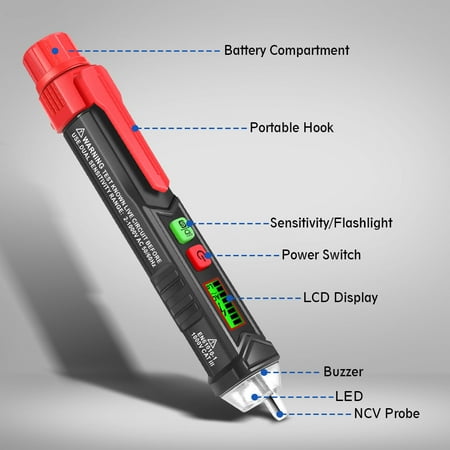 Non Contact Voltage Tester Tester Intelligent Tester Intelligent Non ...