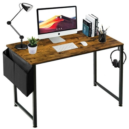 Lufeiya Small Computer Desk Study Table for Small Spaces Home Office 39 ...