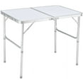 Zimtown 3ft Portable Folding Table, Lightweight Aluminum, Outdoor ...