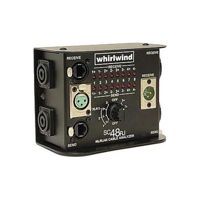 Whirlwind SC48RJ Whirwind Cable Tester - 4 Pole & 8 Pole SpeakON ...