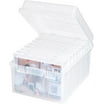 "Lifewit Acid-Free Photo Storage Box, 4"" x 6"" Clear Plastic Case with ...