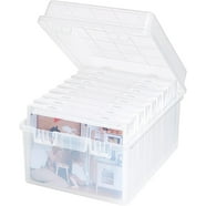"Lifewit Acid-Free Photo Storage Box, 4"" x 6"" Clear Plastic Case with ...