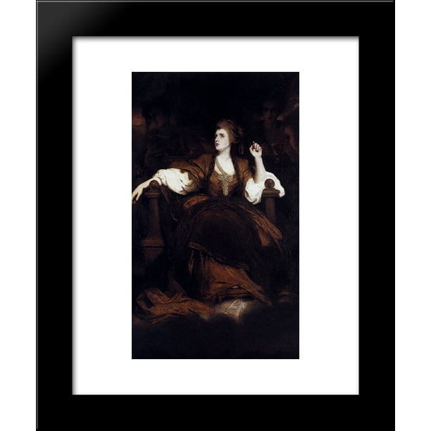 Portrait of Mrs. Siddons as the Tragic Muse 20x24 Framed Art Print by ...