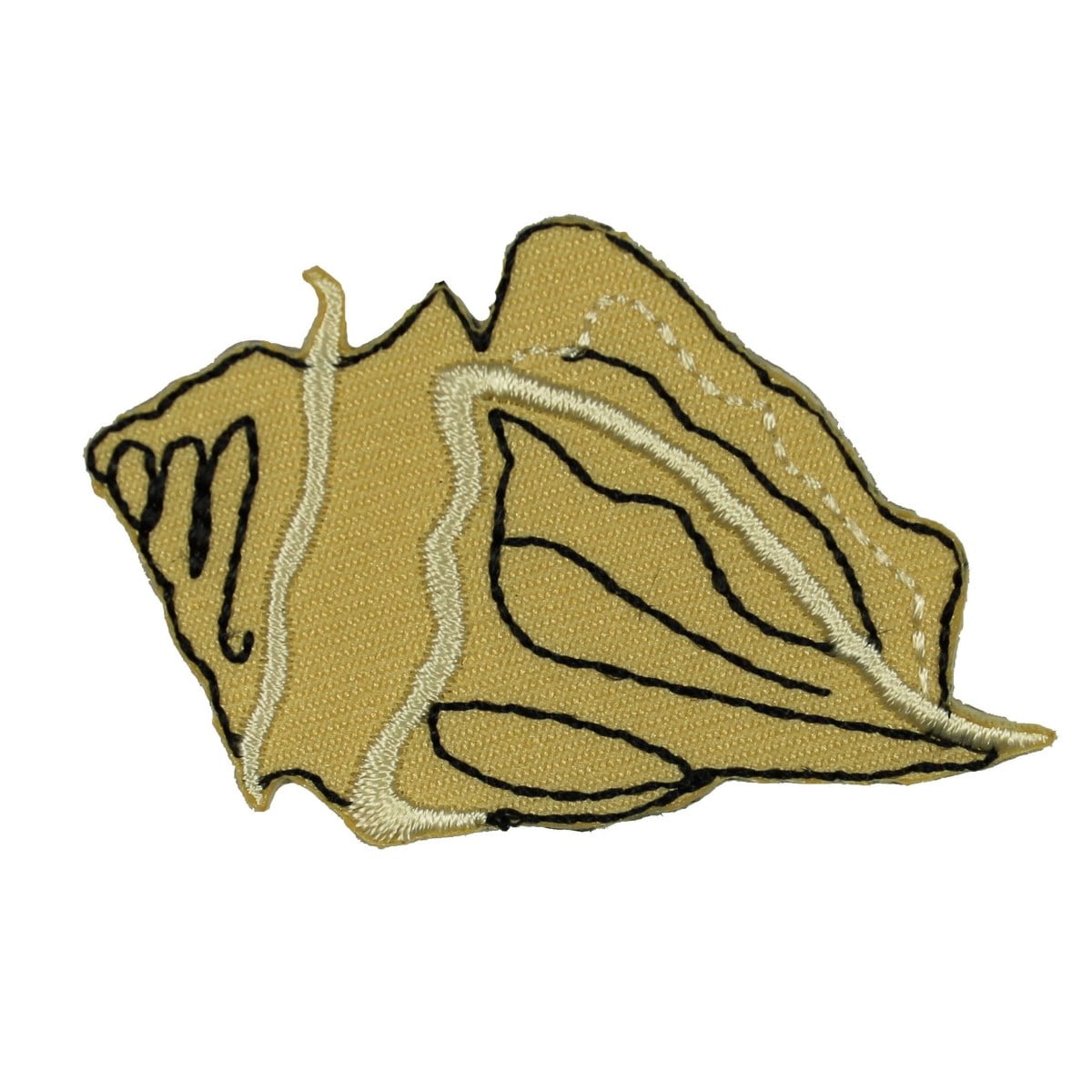 ID 0335 Beach Seashell Patch Tropical Ocean Craft Iron On Badge ...