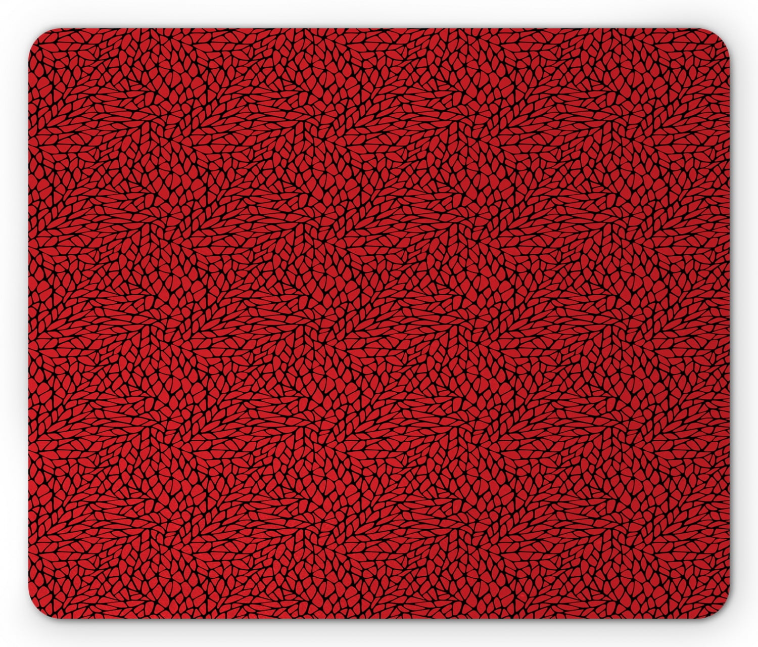 Red and Black Mouse Pad, Abstract Pattern in Vibrant Color with ...
