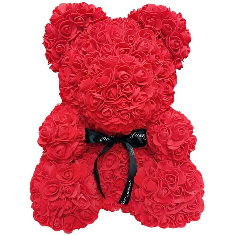 Birthday Teddy Bear With Roses