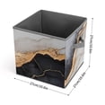 10.6in Folding Storage Box Solid Material Handle On Both Sides For Easy ...