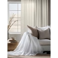 Abstract Gradient Sheer Curtains 72 Inch Long 1 Panel Line Art Light ...