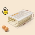 iZHH Automatic Rolling Egg Holder for Refrigerator 1 Pack Stackable Egg ...