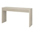 Evelyn&Zoe Lawrence 55" Wide Rectangular Console Table, Alder White - Walmart.com