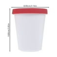 MANLINGDA 3pcs Food Buckets Reusable Homemade Ice Cream Buckets Yogurt ... MANLINGDA 3pcs Food Buckets Reusable Homemade Ice Cream Buckets Yogurt ...