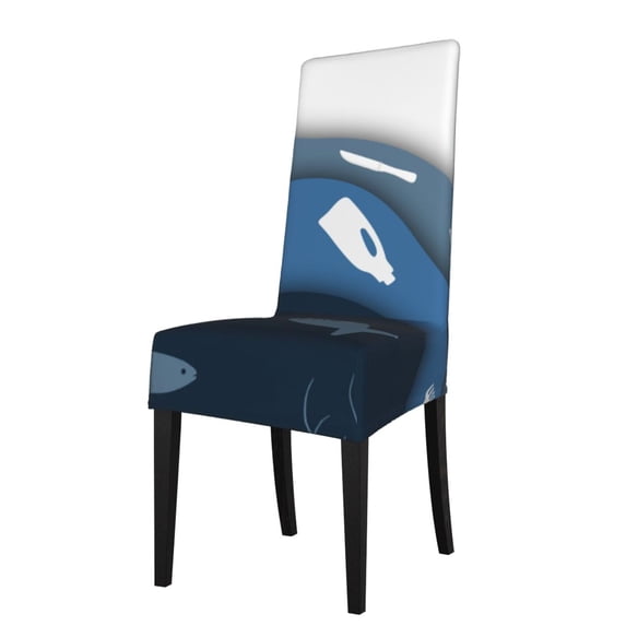 Dining Chair Back Cover, Water Washing, Disassembly Chair Sleeve ...