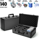 FunGuys 4-Row Card Storage Box, Holds 140 Slabs, Black - Sport Cards ...