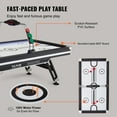 "SKYSHALO 89"" LED Light Electronic Air-Powered Hockey Table for Kids and Adults" - Walmart.com