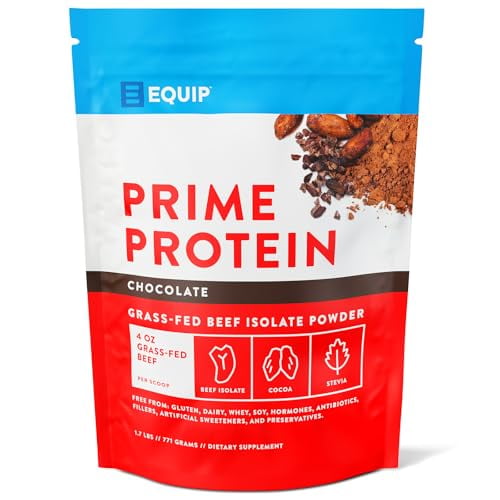 Equip Foods Prime Protein Powder | Clean, Grass Fed Beef Protein ...