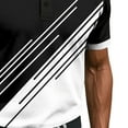 GUZOM Mens Black Polo Shirt Short Sleeve, Nylon Spandex Stretch ...