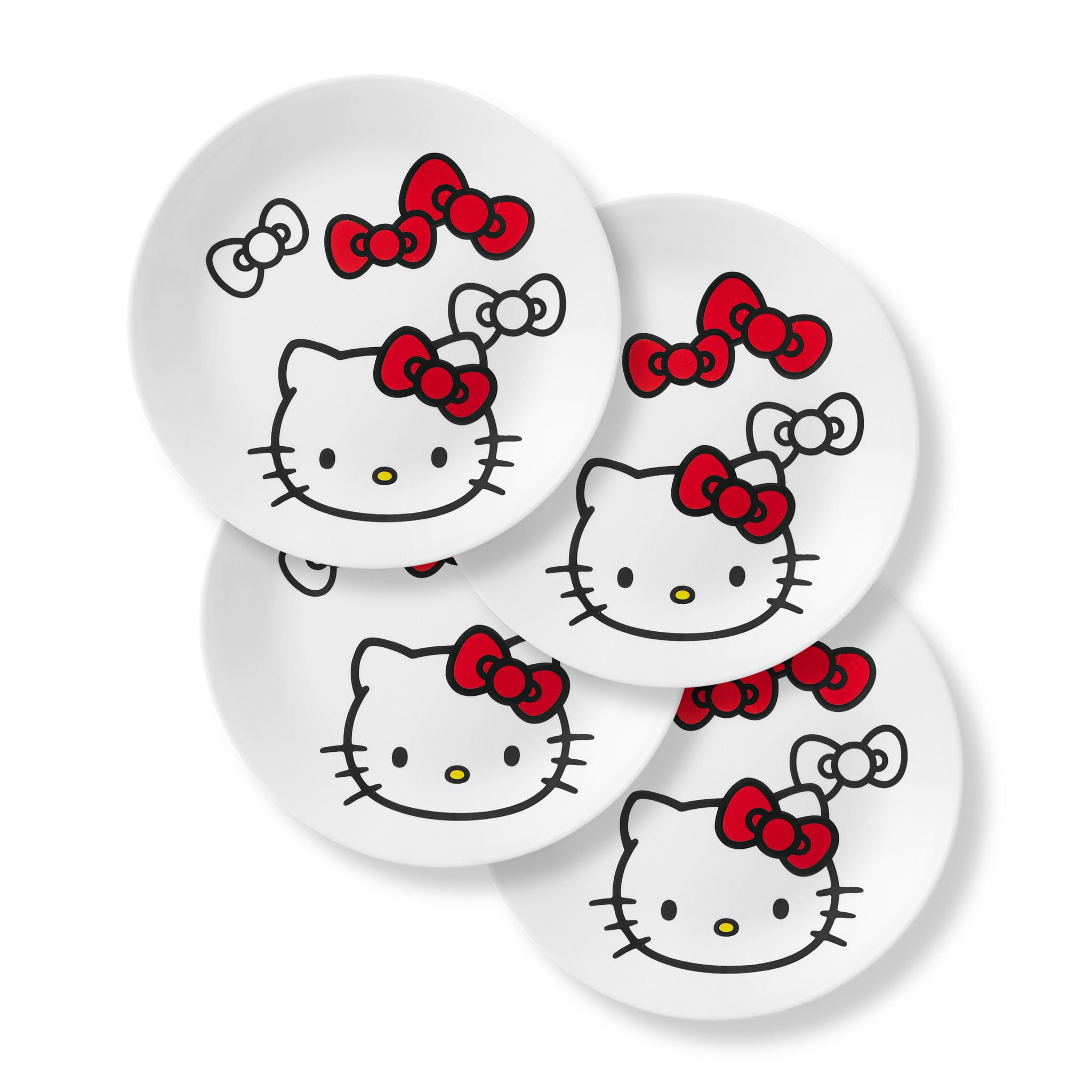 Corelle Hello Kitty 4-Piece Salad Plates Set - Walmart.com