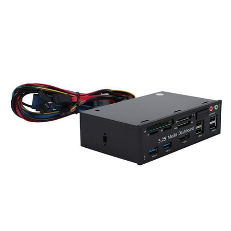 5.25" Front Multi-function Panel USB3.0 Reader USB3.0 Hub Hub Media ...