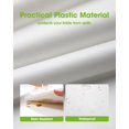 Plastic Table Cloth 10 Pack, 54 x 108 Inch Disposable Table Cloths for ...