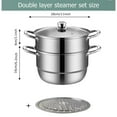 Leyeet Steamer for Cooking, Food Grade Stainless Steel Steamer Pot, 11 ...