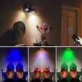 ASIASN-Dual-Head Spotlight Battery Operated, Led Spot Lights Indoor ...