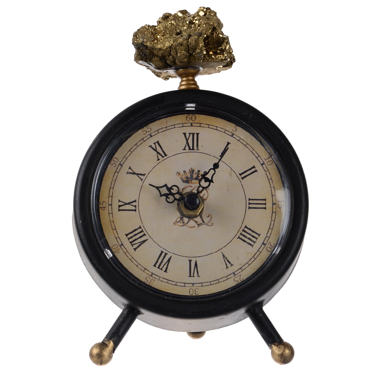 Embellishing Classic Table Clock, Black - Walmart.com