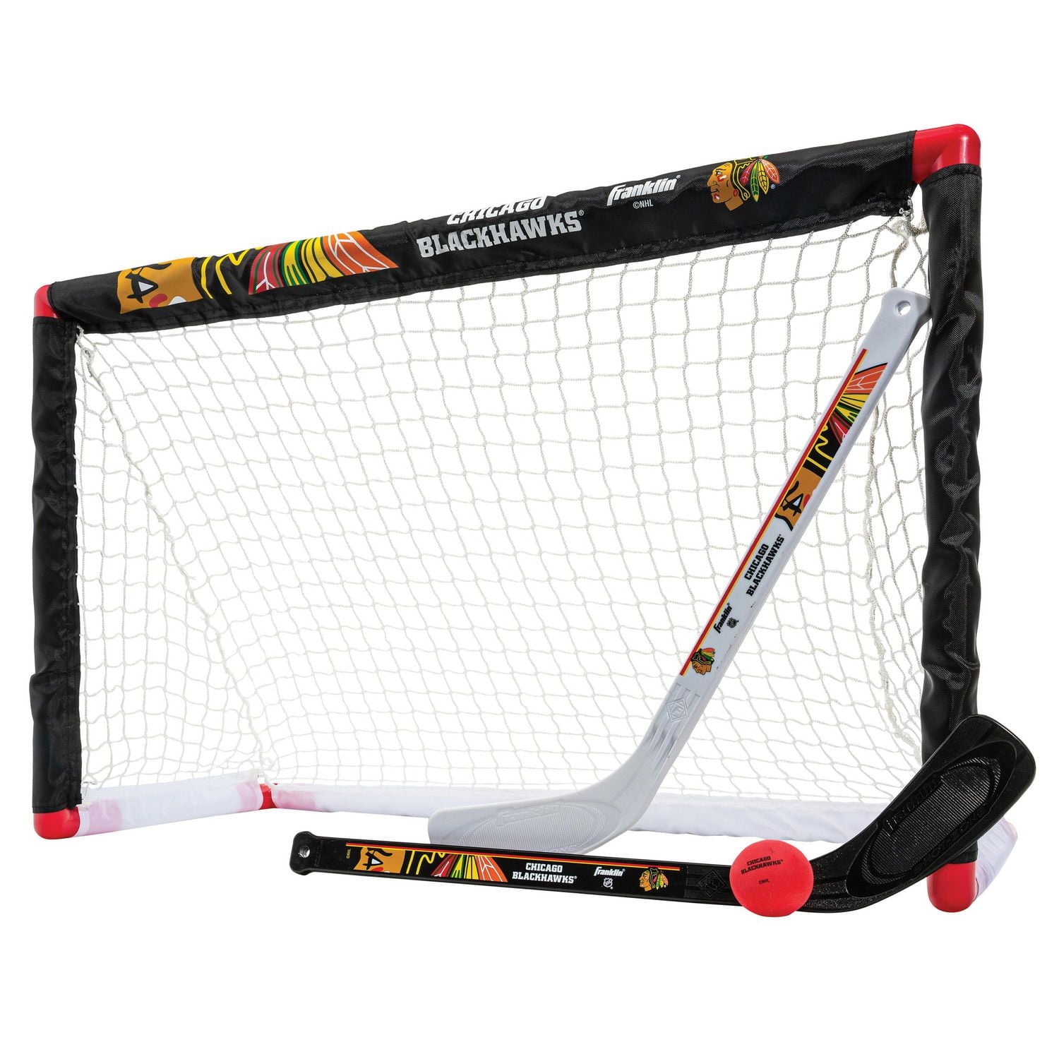 Click here for Franklin Sports Nhl Blackhawks Mini Hockey Set - K... prices