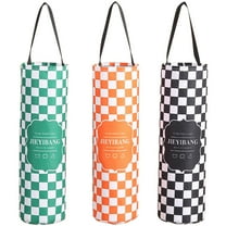 3PCS Reusable Bag Holder, Folding Hanging Trash Dispensers with Hooks ...