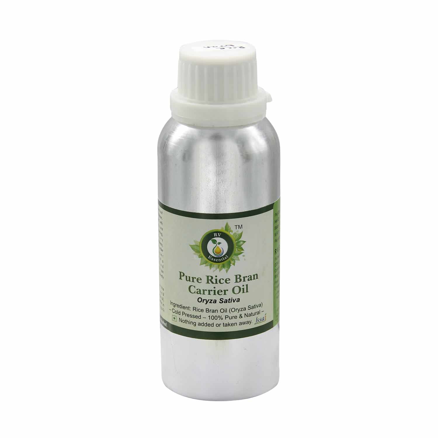 Rice Bran Oil Oryza Sativa For Skin For Hair For Massage Unrefined Pure ...