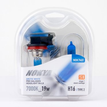 Nokya H16 Type 2 Hyper Yellow Pro Halogen 2500K Stage 1 Headlight / Fog Light Car Light Bulb ...