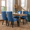 Blue Velvet Dining Chairs Set Of 6 Kitchen And Dining Room Chairs Set Of