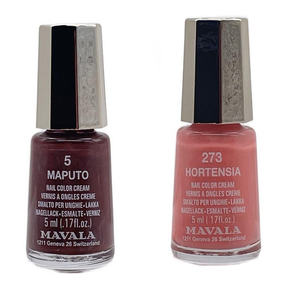 Mavala Mini Nail Polish 5ml - 5 Maputo - 273 Hortensia - Combi Pack - Walmart.com