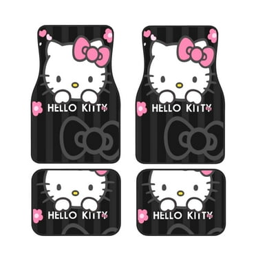 4 Pieces Car Floor Mat Set Hello Kitty Protection Full Sets Universal ...