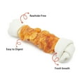 Jungle Calling Chicken Wrapped Dog Chew Bones for Medium Large Dogs 6.5 ...