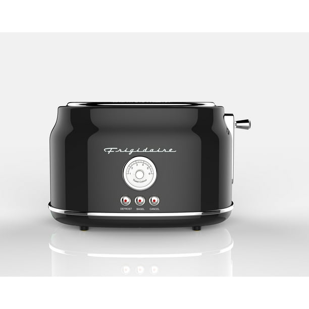 FRIGIDAIRE, 2 SLICE RETRO TOASTER, BLACK - Walmart.com - Walmart.com