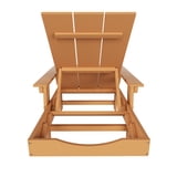 WestinTrends Shoreside Poly Reclining Chaise Lounge for Outdoor, Patio ...