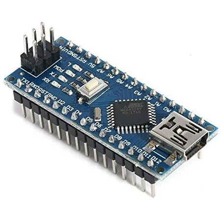 Robojax Mini USB Nano V3.0 ATmega328 5V 16M Micro-Controller CH340G for Arduino Compatible Board ...