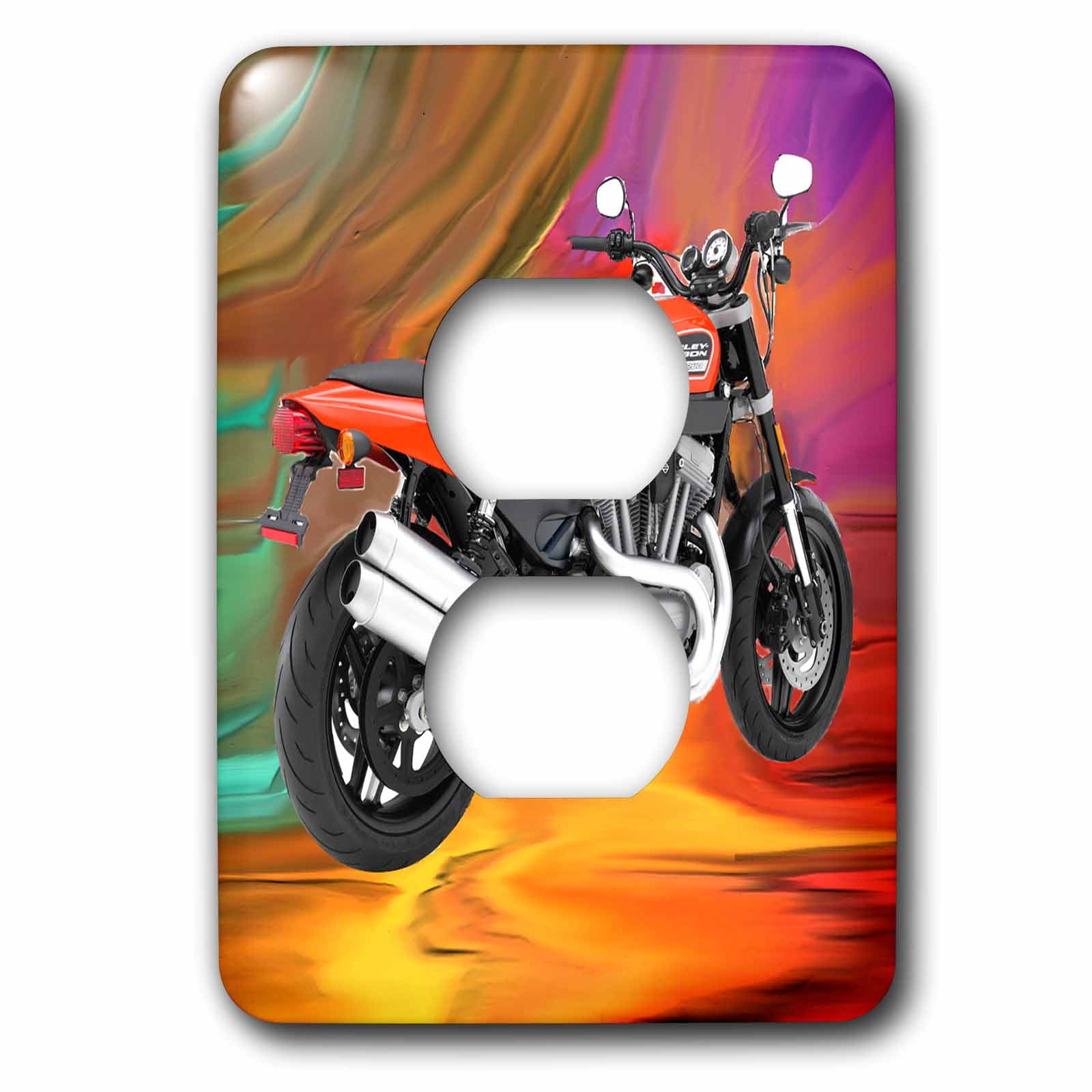 3dRose Light Switch Cover Picturing Harley-Davidson® Motorcycle ...