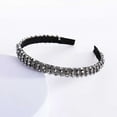 CAIXIA Sponge Edge Crystal Rhinestone Beaded Headband All Season ...
