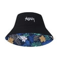 Summer Unisex Sun Protection Cap Double-sided Bucket Reversible Hat ...