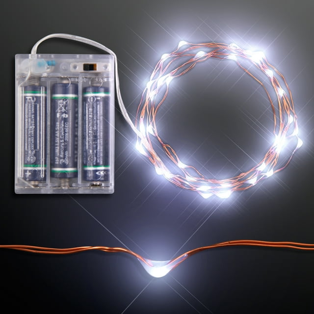 FlashingBlinkyLights 76" LED Battery Operated Craft String Lights ...