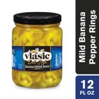 Mt. Olive Delicatessen Style Hot Banana Pepper Rings, 32 fl oz Jar ...