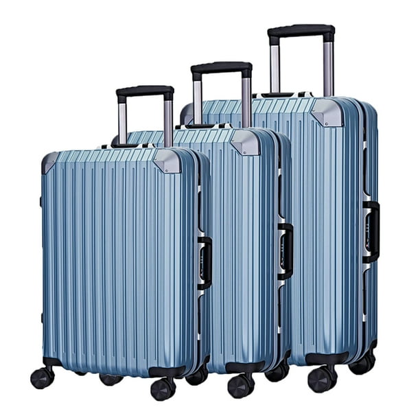 Claxton Aluminum Frame Luggage 3 pc Set (20"+24"+28") - Walmart.ca