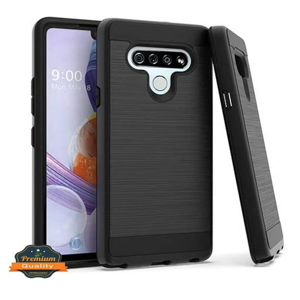 LG K51, Reflect Phone Case [Drop Protection] Hybrid Armor Brushed ...