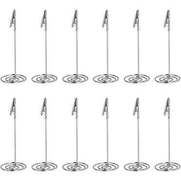 100 Pcs Premium Mini Table Number Holders and Place Cards with Gold ...