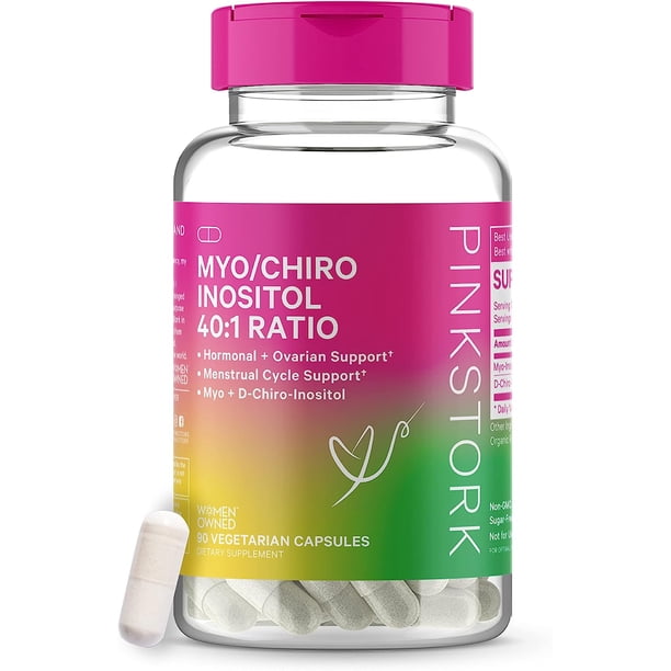Pink Stork Myo-Inositol and D-Chiro-Inositol 40:1 Blend: Hormone ...