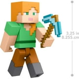 Minecraft Alex Action Figure, 3.25-in, with 1 Build-a-Portal Piece & 1 ...